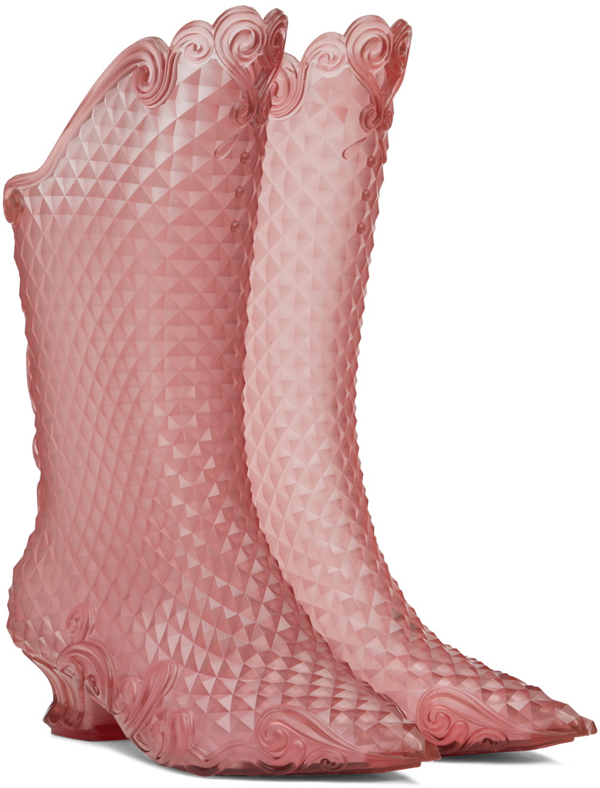 Y/Project Pink Melissa Edition Court Boots Y/Project
