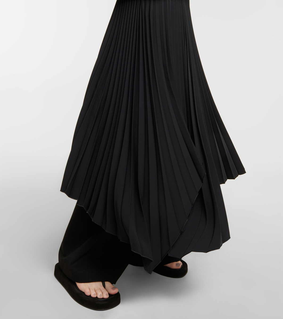 Joseph - Ade pleated crêpe midi skirt Joseph