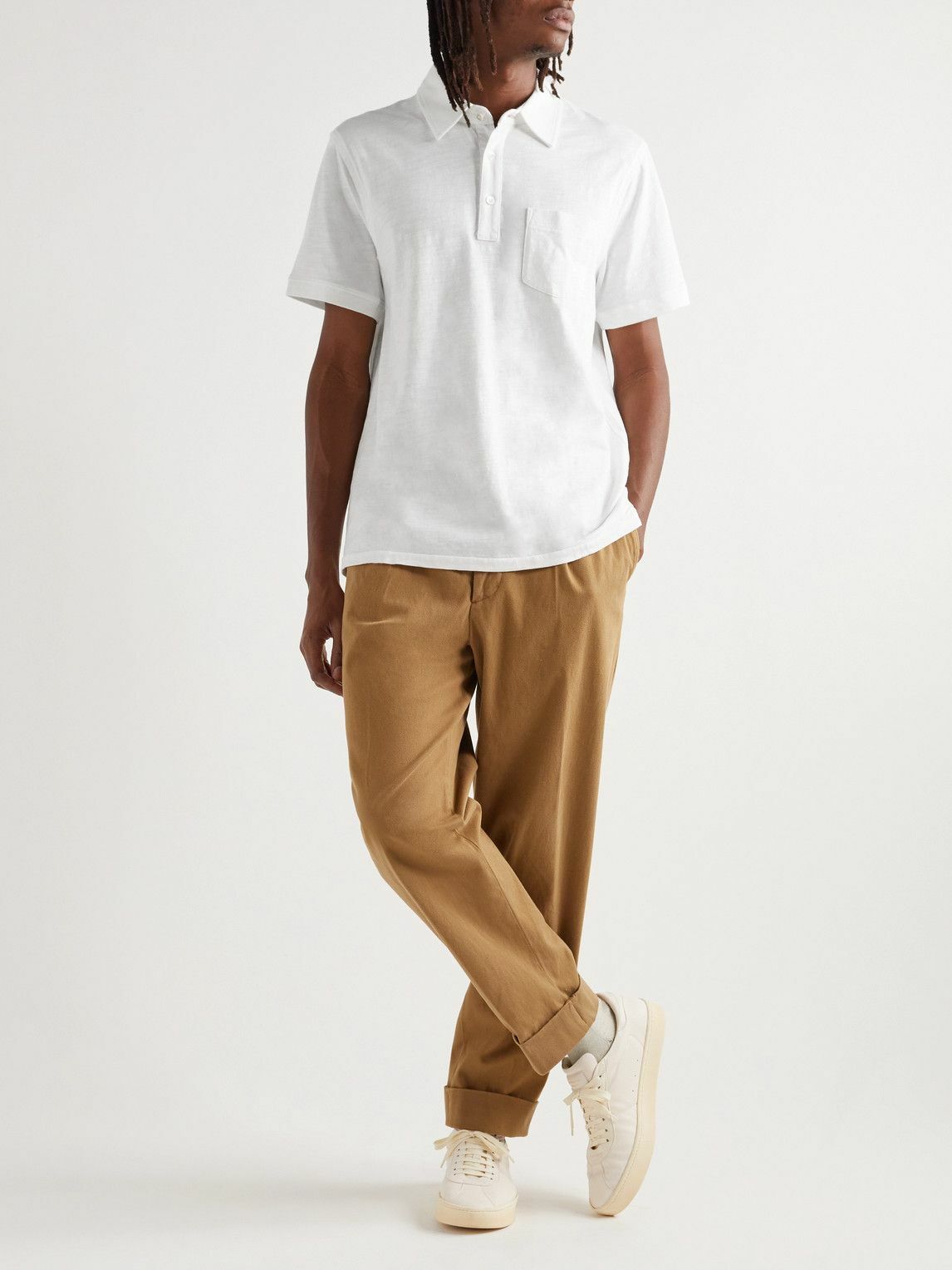 Alex Mill - Cotton-Jersey Polo Shirt - White Alex Mill