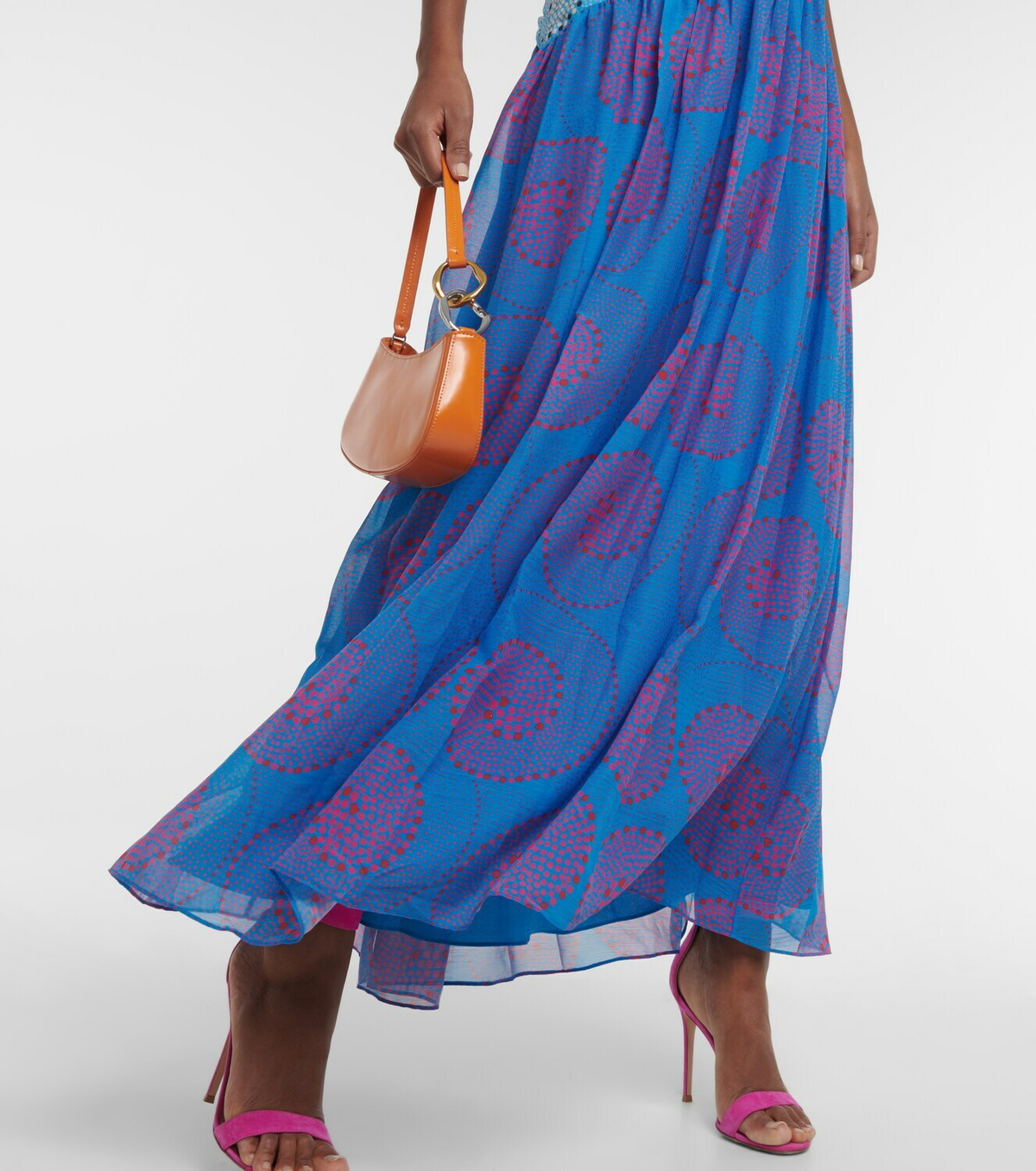 Staud - Ashlyn one-shoulder chiffon maxi dress Staud