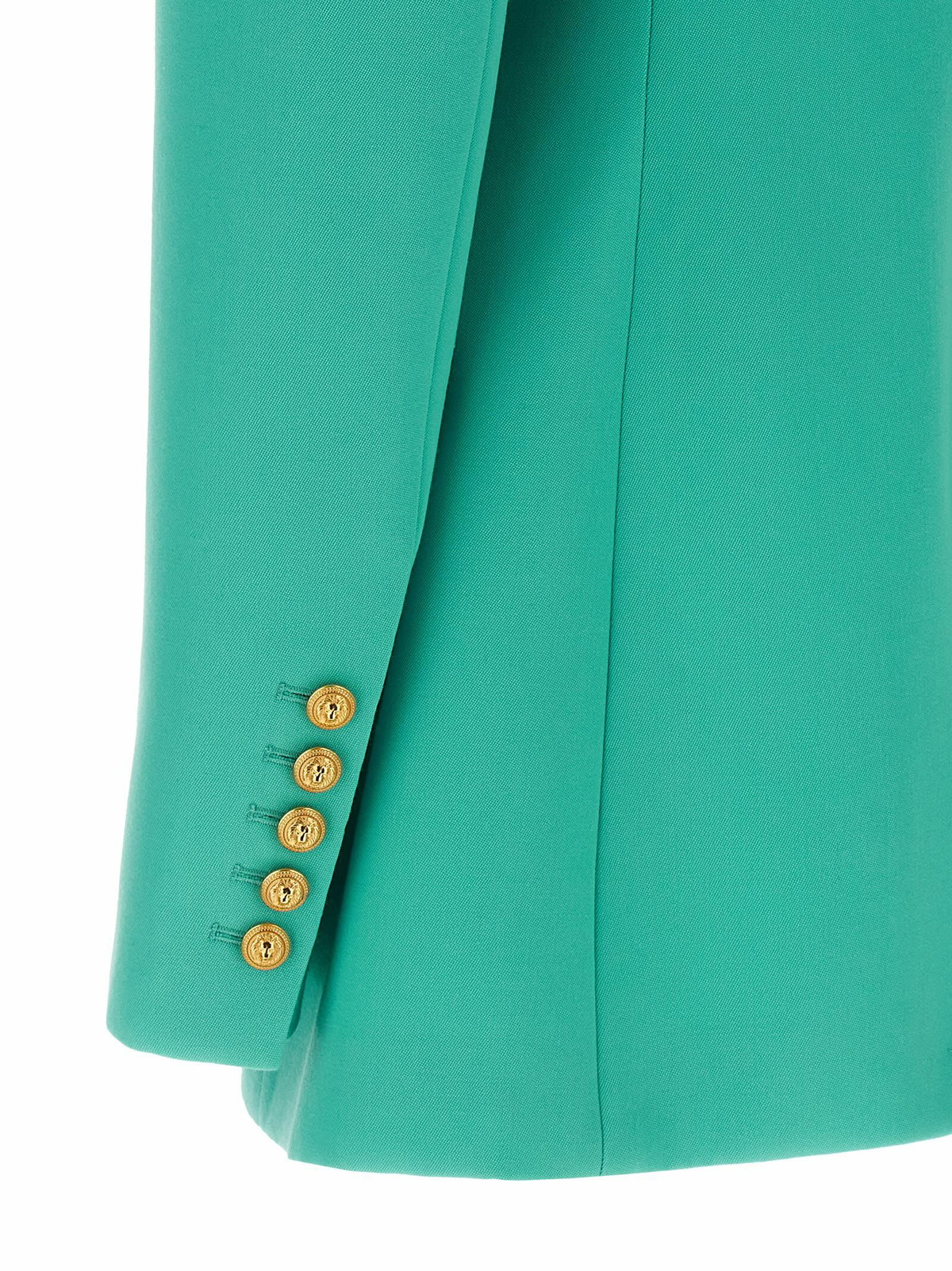 Balmain Logo Button Double-breasted Blazer Balmain