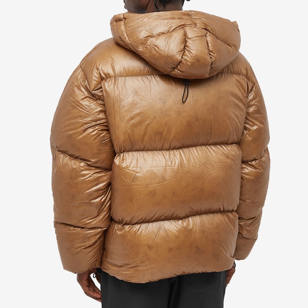 ROA Men's Shiny Down Jacket in Brown ROA
