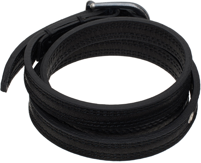 Julius Black Wraparound Belt Bracelet Julius