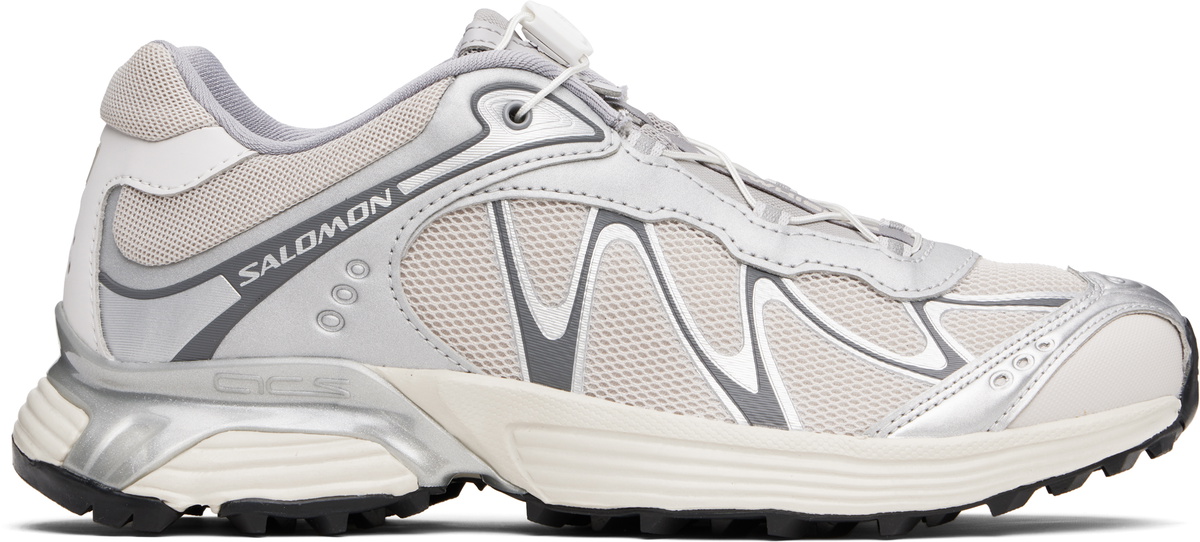 Salomon Silver & Beige XT-Whisper Sneakers Salomon