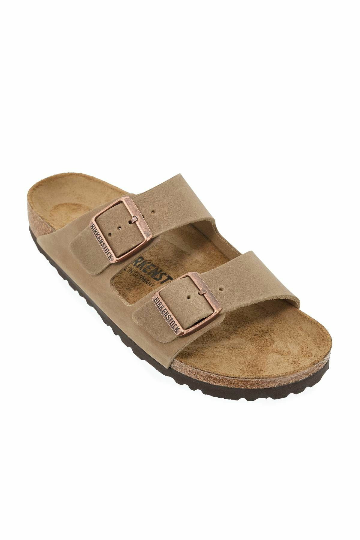 BIRKENSTOCK arizona slides narrow fit Brown Birkenstock