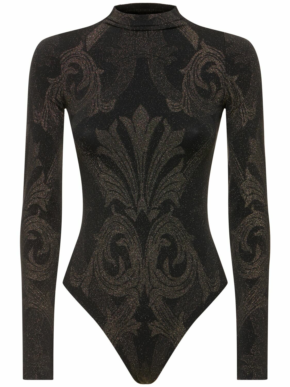 WOLFORD Wolford X Etro Shiny Jacquard Bodysuit Wolford