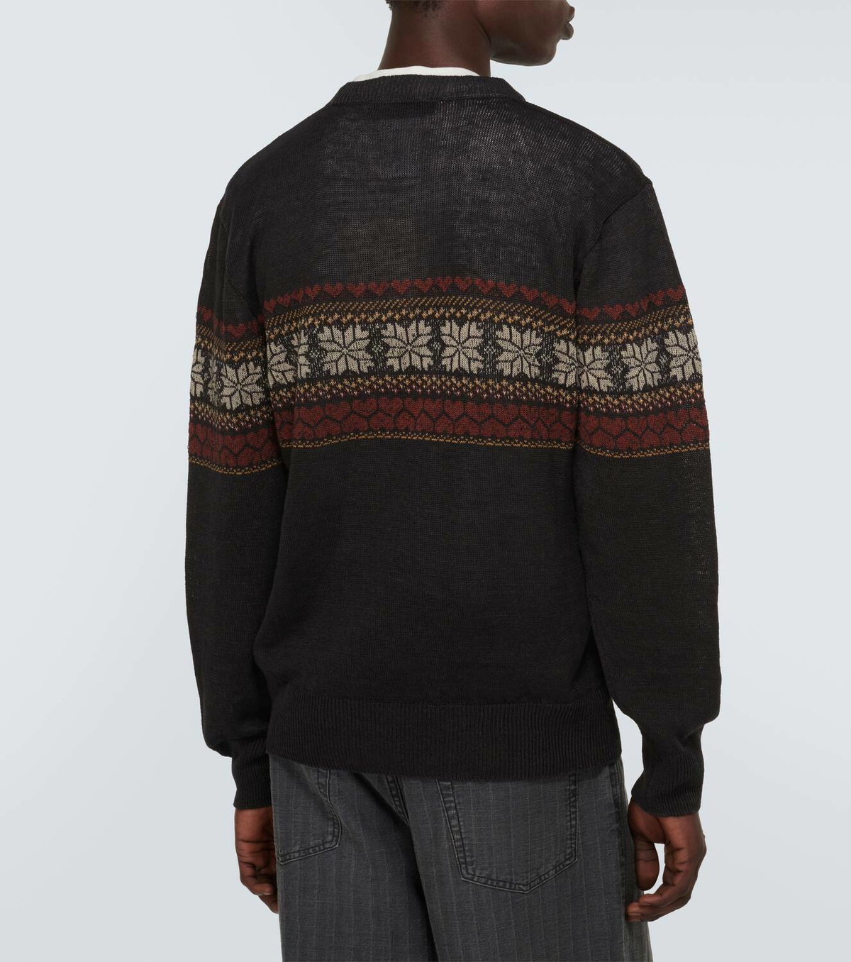 Our Legacy Base Fair Isle hemp sweater Our Legacy