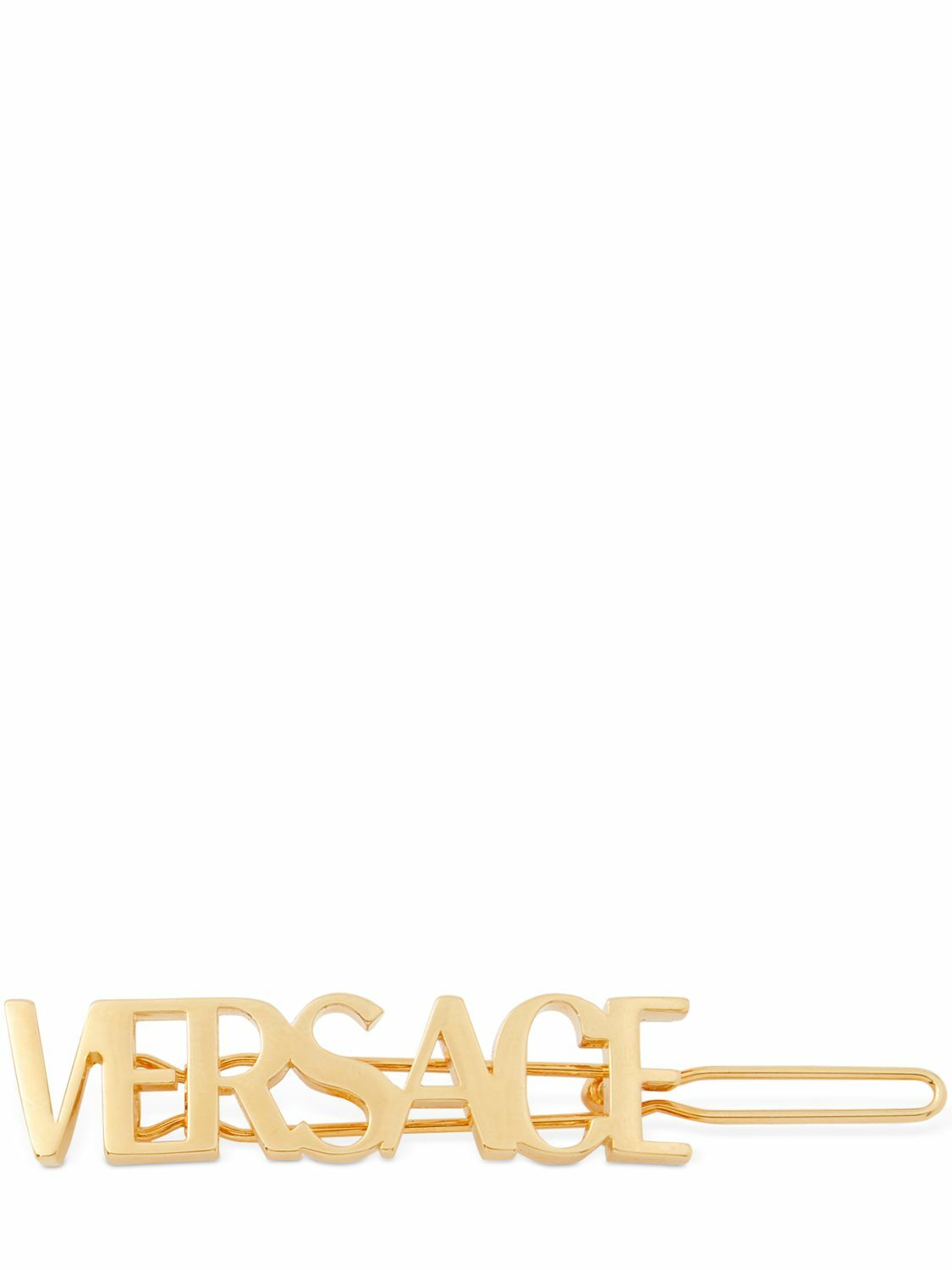 VERSACE - Rx Versace Lettering Hair Clip Versace