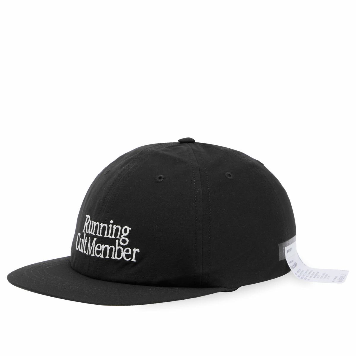 Satisfy Men's PeaceShell™ Cult Running Cap in Black Satisfy