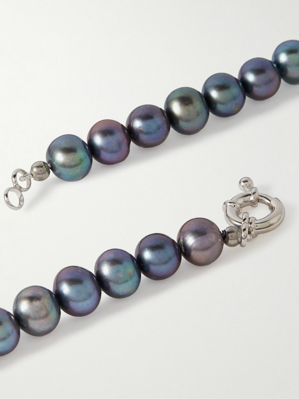 POLITE WORLDWIDE® - Night Sterling Silver Pearl Necklace POLITE WORLDWIDE®