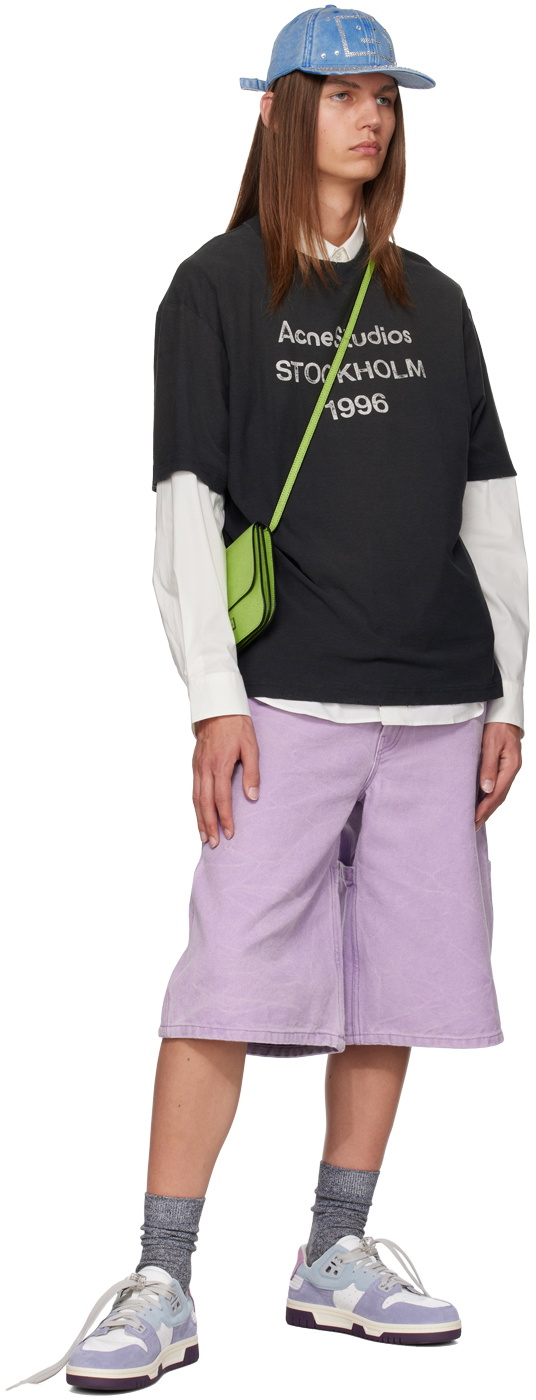 Acne Studios Blue & Purple Preppy Low Sneakers Acne Studios