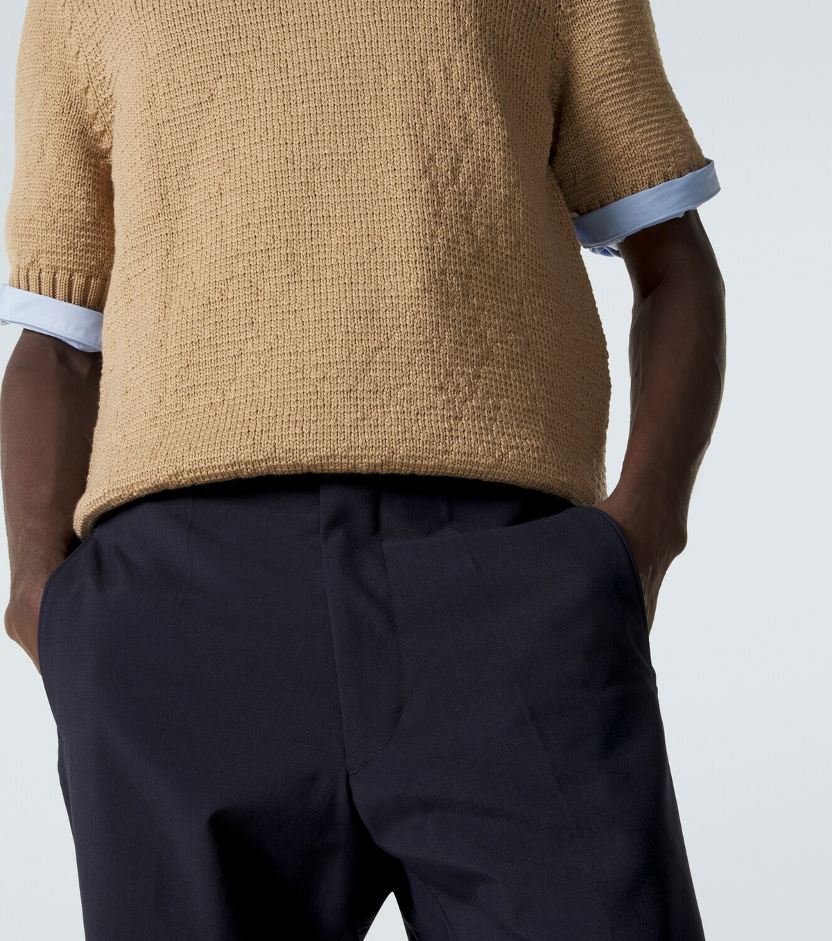 Prada Wool and mohair straight pants Prada