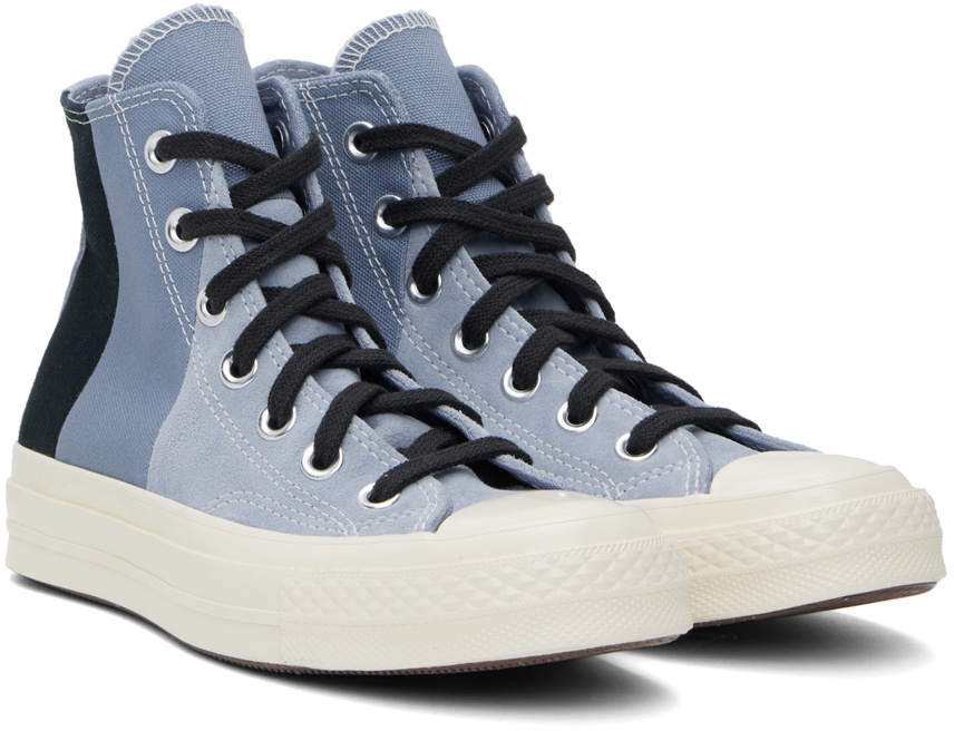 Converse Blue & Black Chuck 70 Patchwork Suede Sneakers Converse
