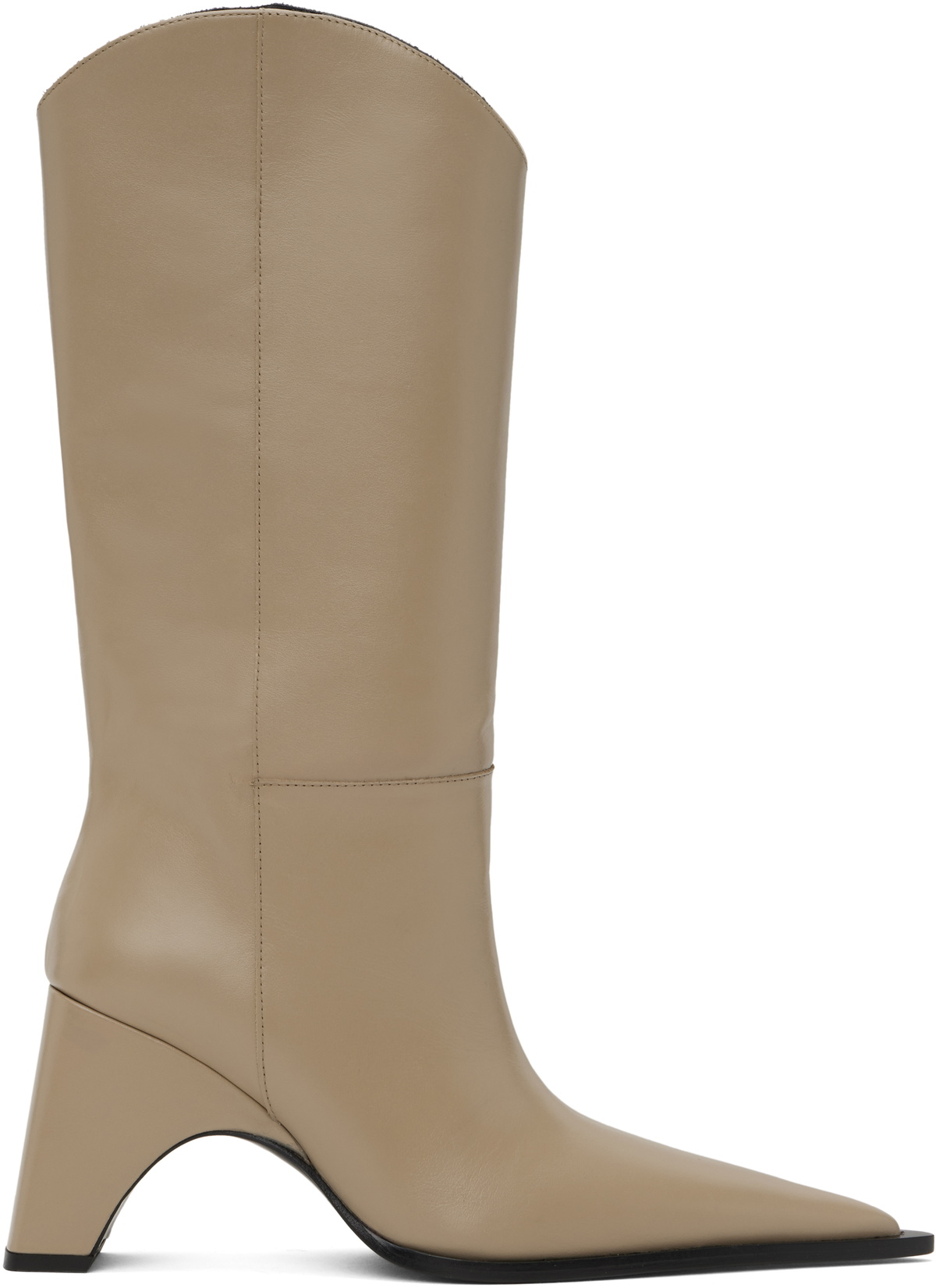 Coperni Beige Bridge Cowboy Boots Coperni