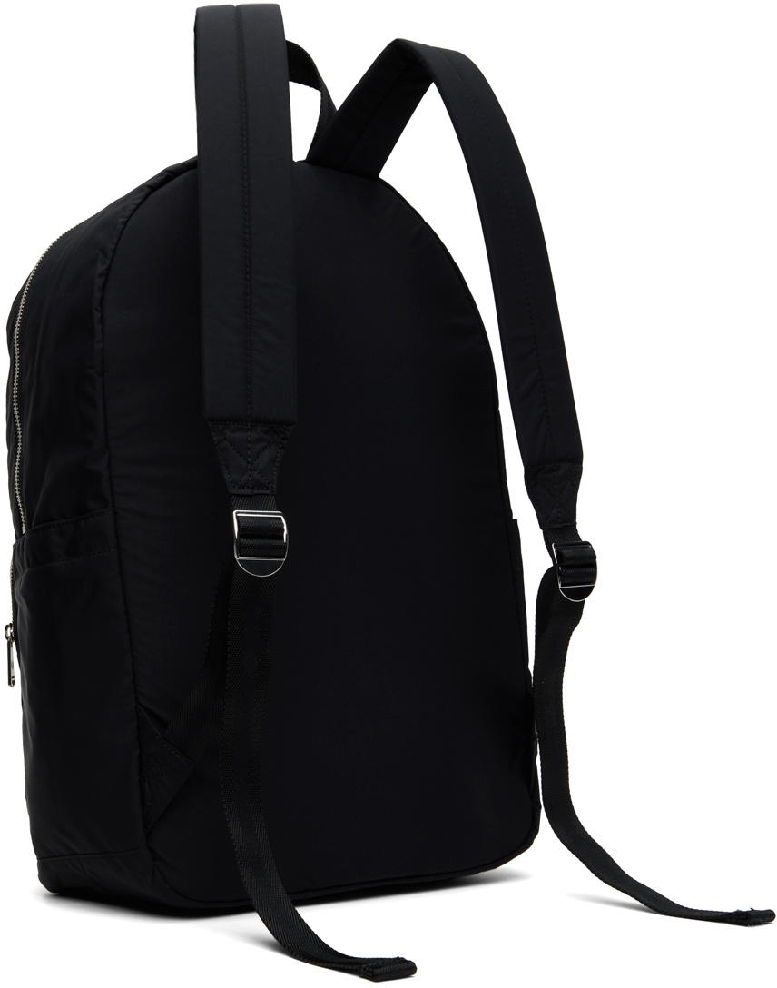Fred Perry Black Nylon Twin Tipped Backpack Fred Perry