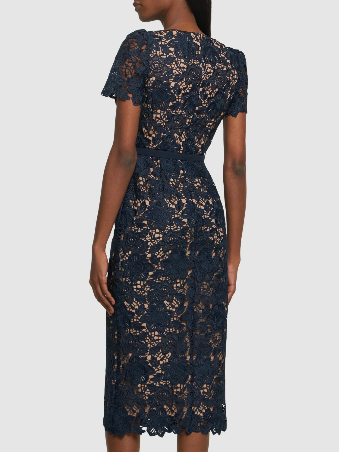 SELF-PORTRAIT - Lace Midi Dress Self-Portrait