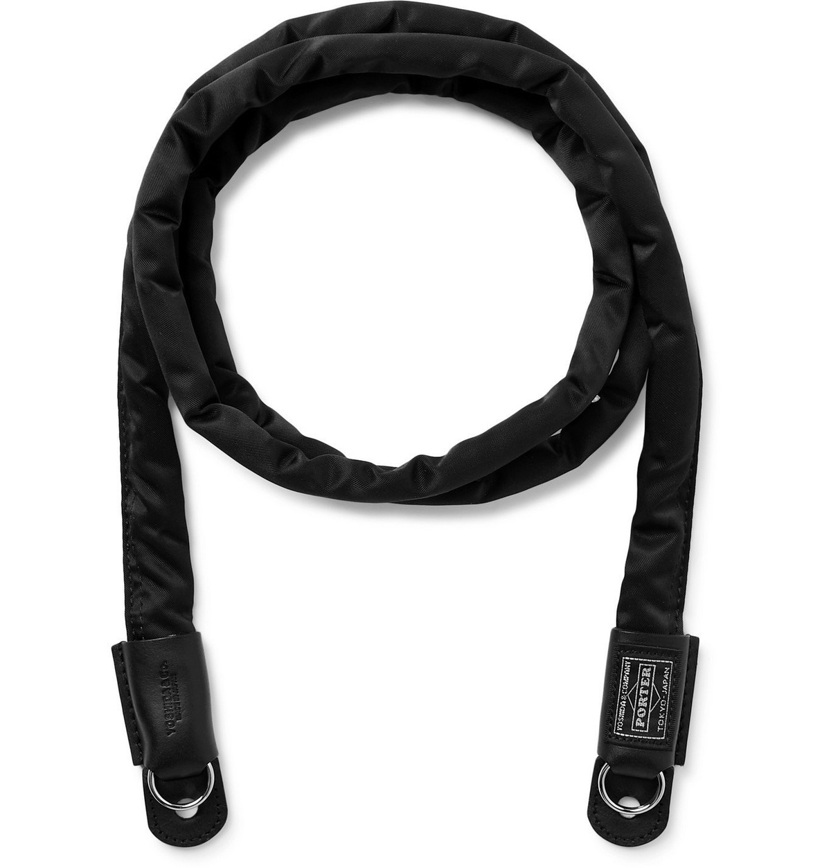 Porter-Yoshida & Co - Faux Leather-Trimmed Nylon Camera Strap - Black ...