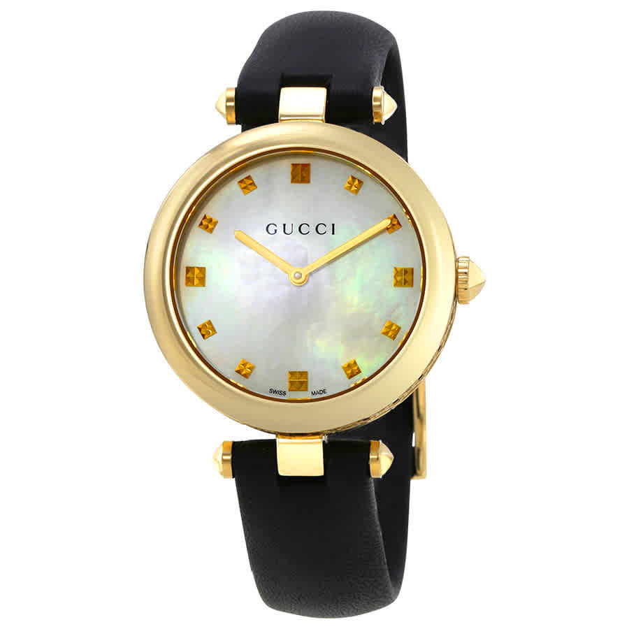 Gucci Diamantissima Mother of Pearl Dial Ladies Watch YA141404 Gucci