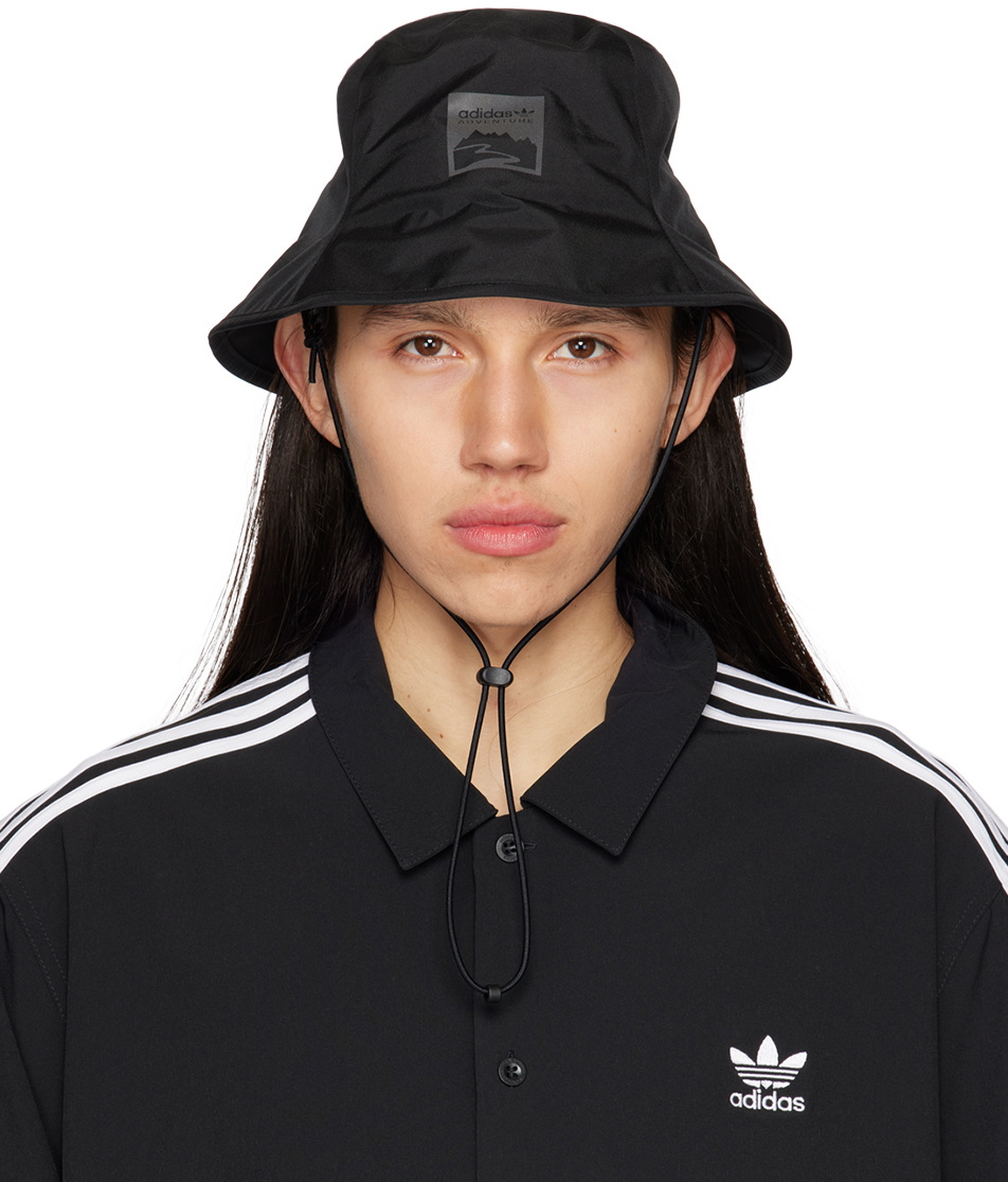 adidas Originals Black Adventure Bucket Hat adidas Originals