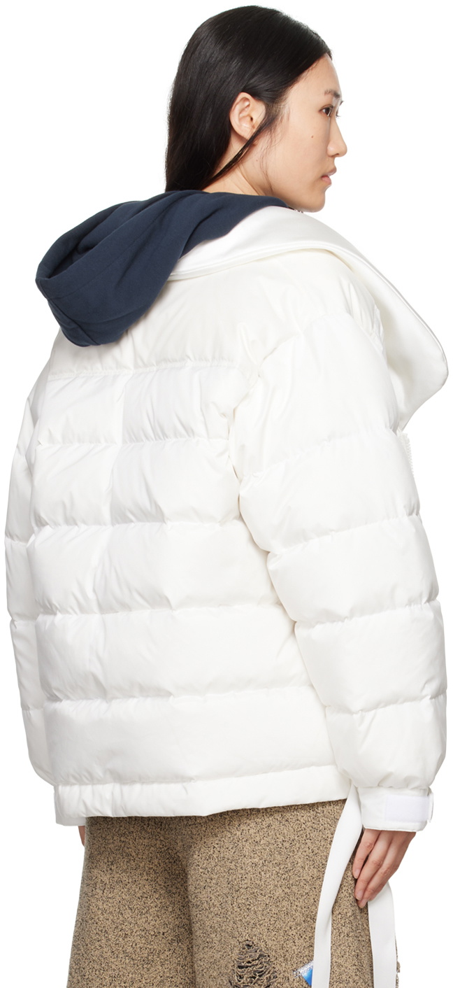 UNDERCOVER White Contrast Down Jacket Undercover
