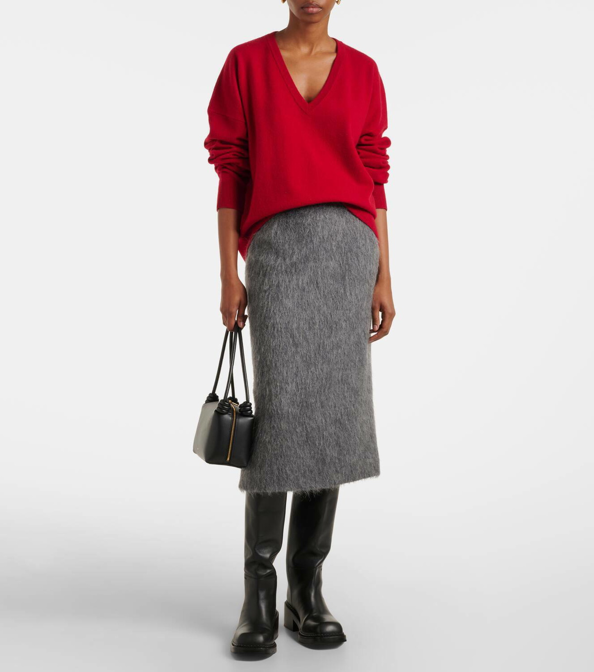 Extreme Cashmere N°224 Clash cashmere-blend sweater extreme cashmere