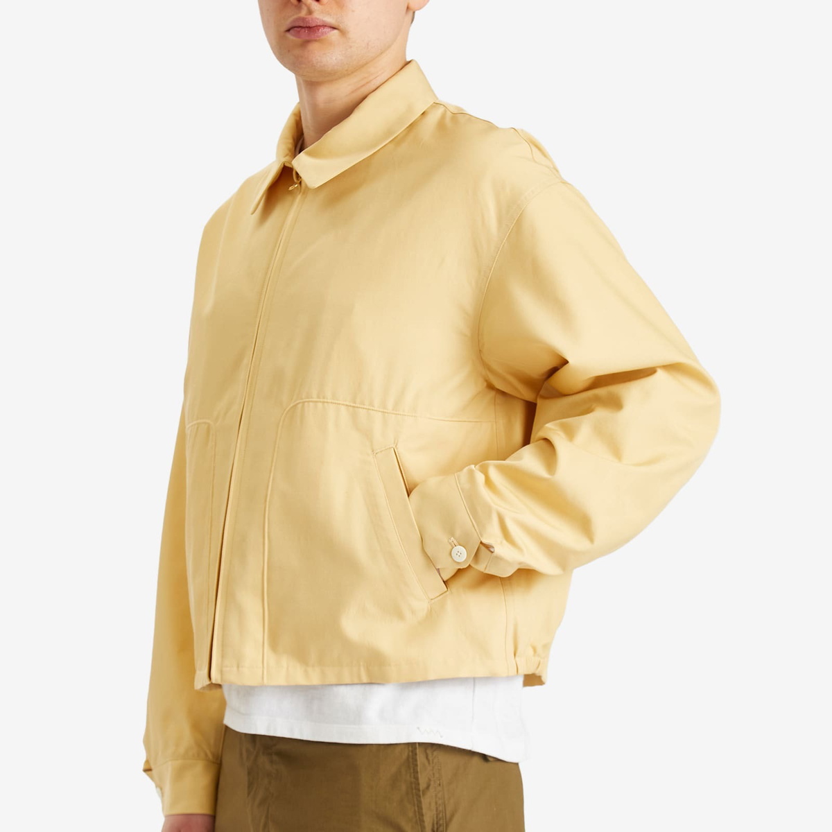 Visvim Men's Somer Twill Jacket in Gold Visvim
