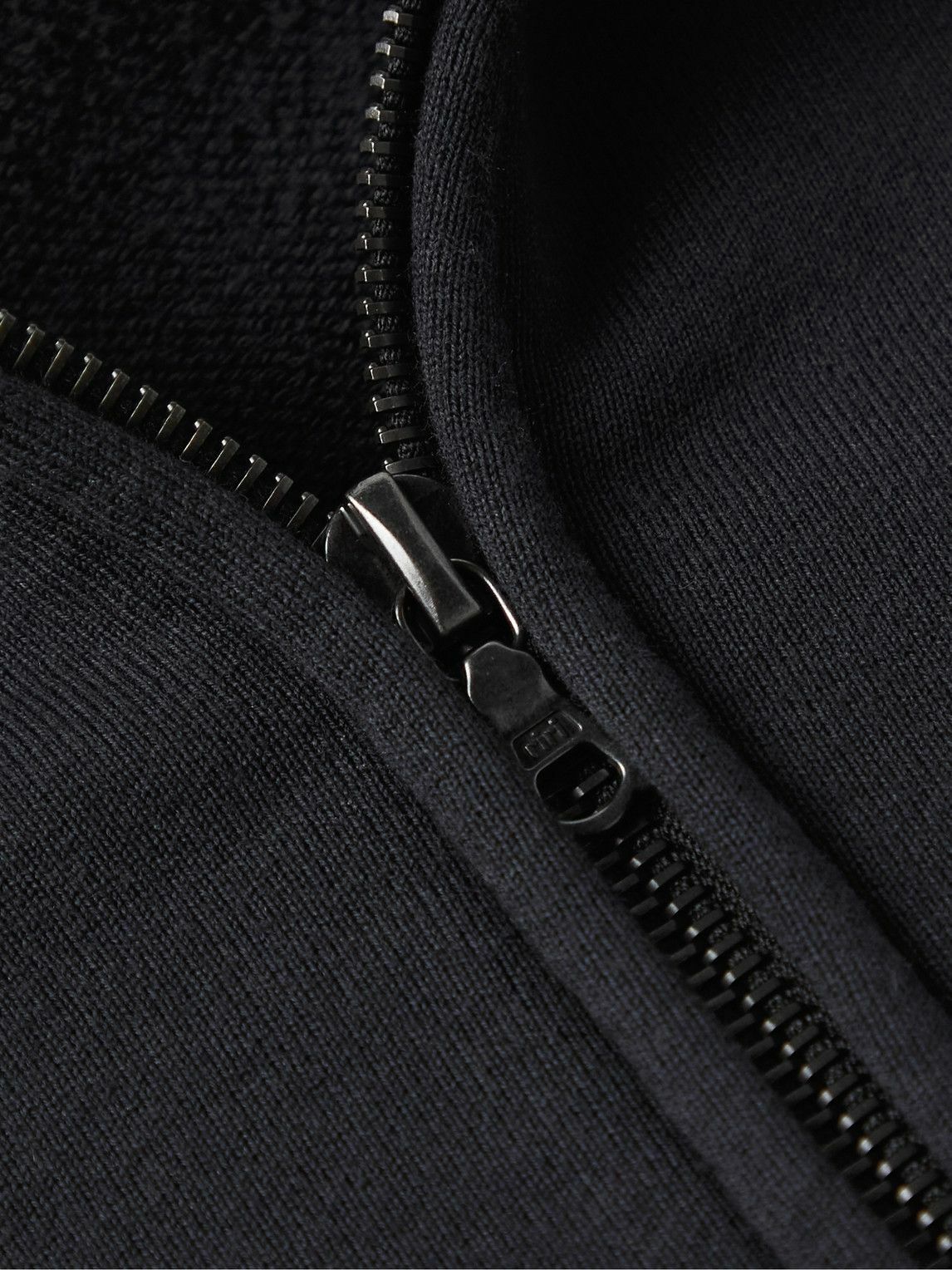 Auralee - Cotton-Jersey Zip-Up Hoodie - Black Auralee