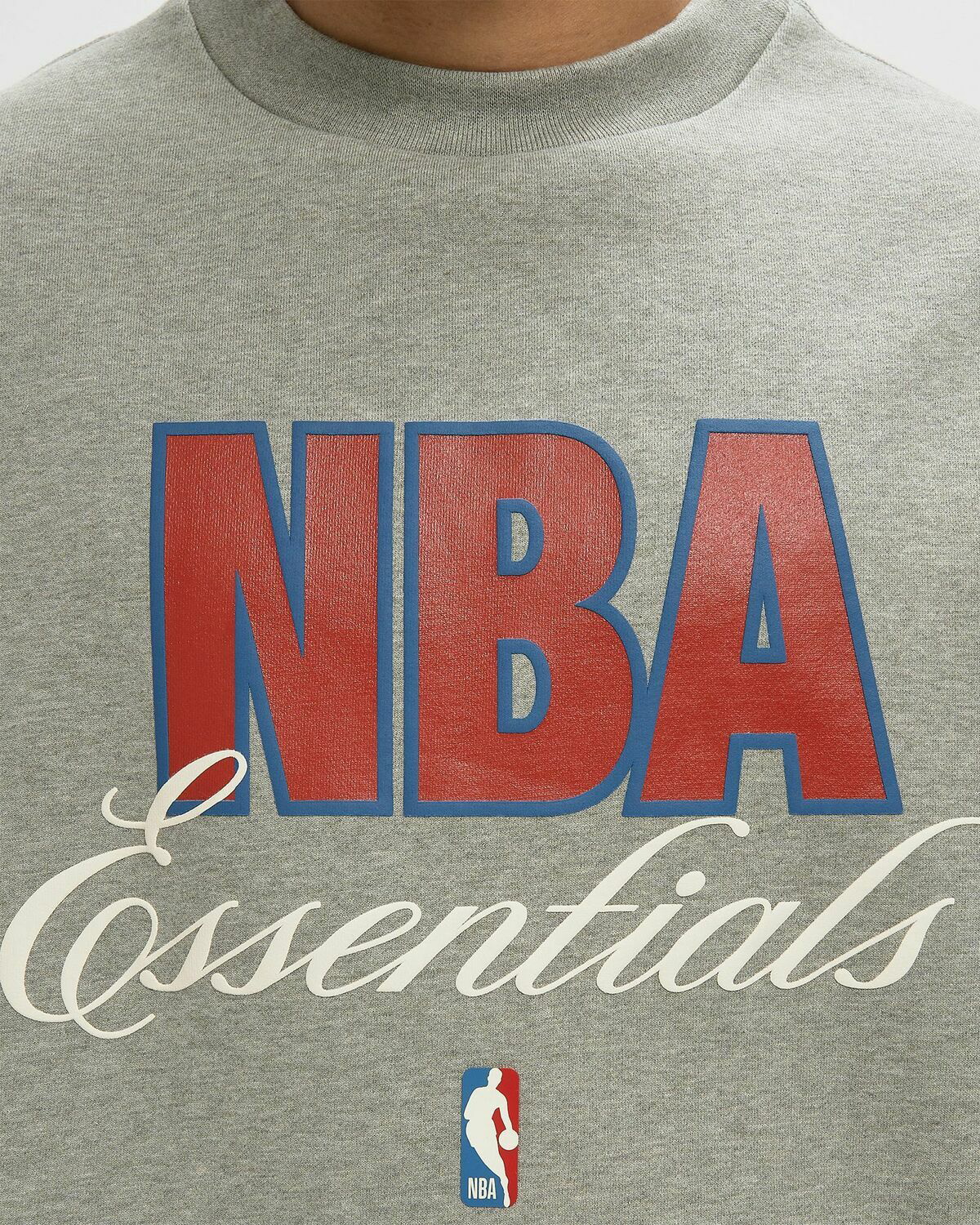 Fear of God Essentials NBA 90'S CREWNECK SWEATSHIRT Grey Men Fear Of ...