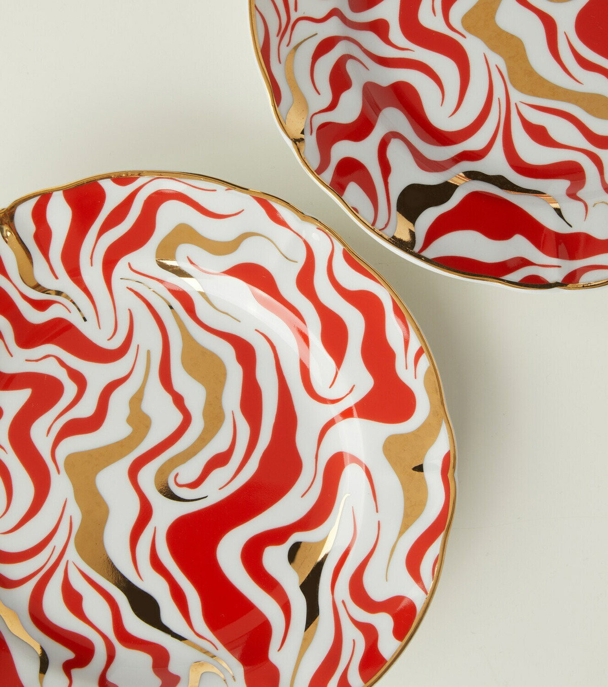 Bitossi - Tempesta set of 4 dessert plates Bitossi Ceramiche