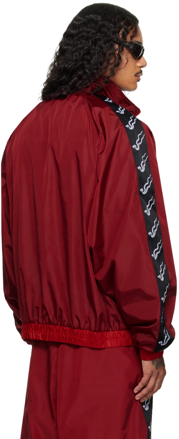 LU'U DAN Red L-D Windbreaker Jacket LU'U DAN