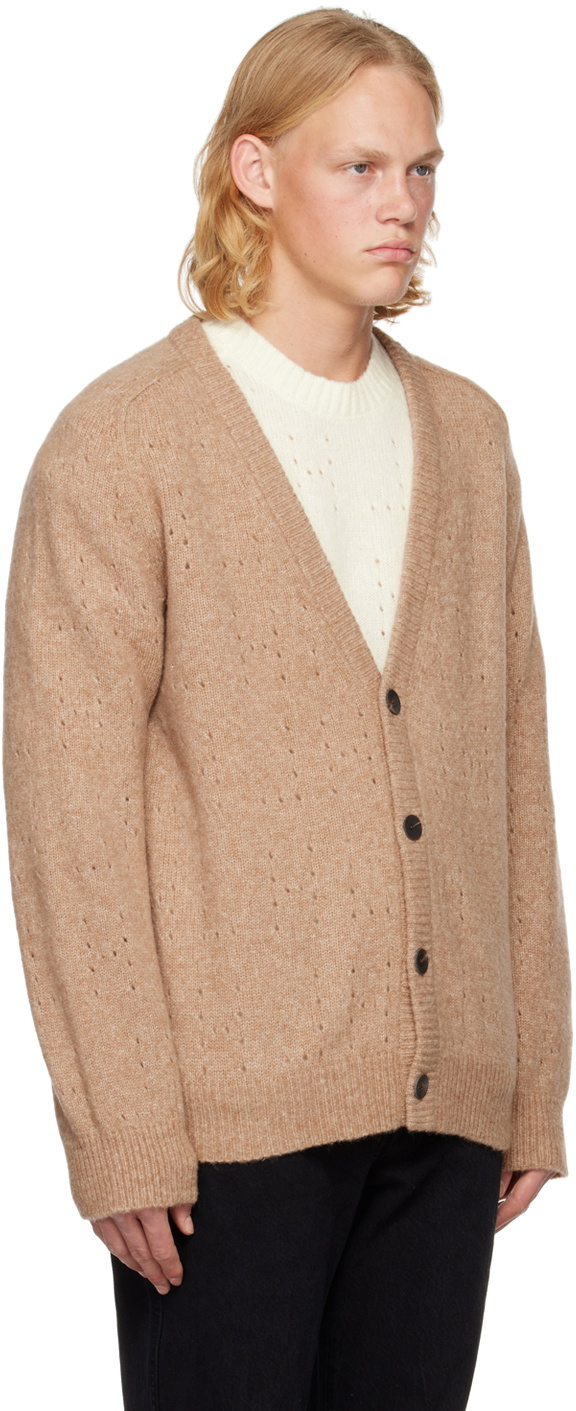 Helmut Lang Tan Oversized Cardigan Helmut Lang