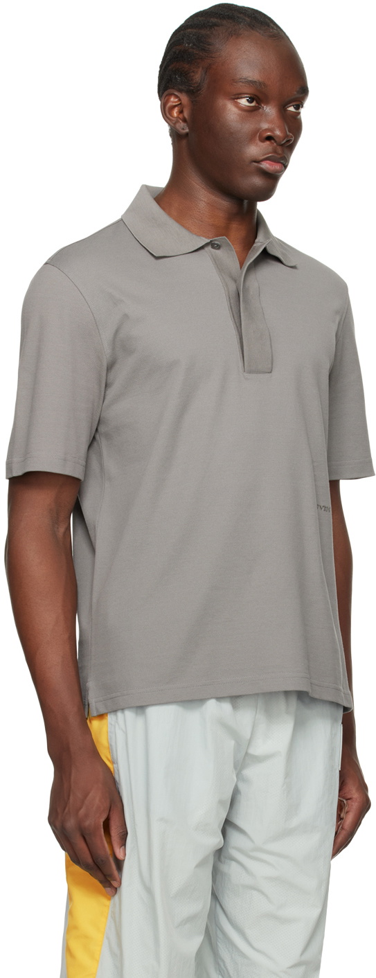 Lanvin Gray Regular-Fit Polo Lanvin