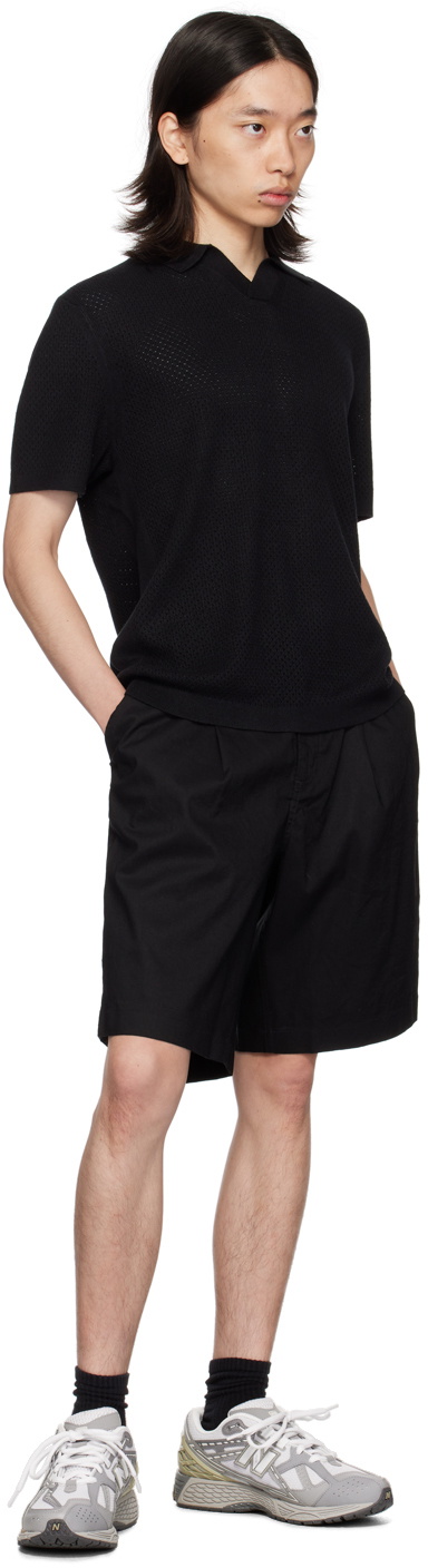 Reigning Champ Black Solotex Linen Pavilion 10 Shorts Reigning Champ