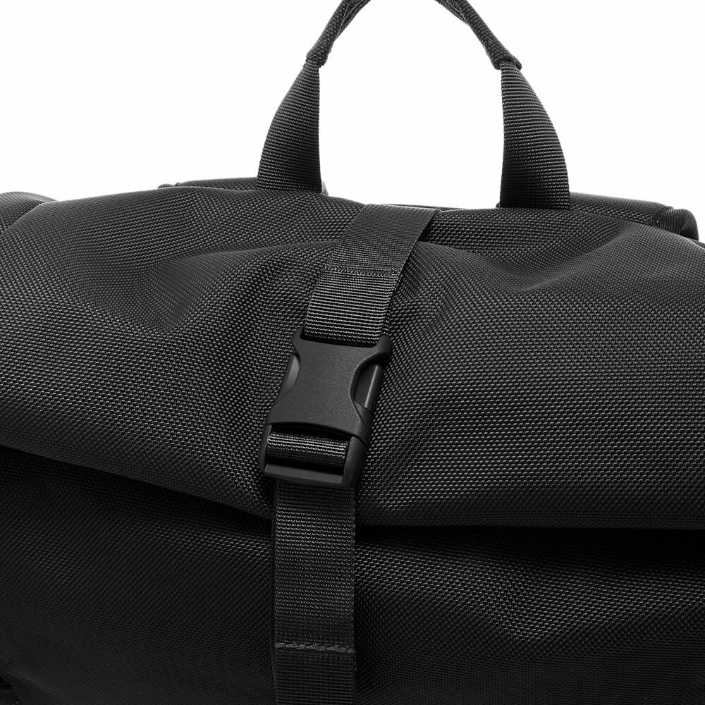 Sandqvist Men's Verner Ballistic Rolltop Backpack in Black Sandqvist