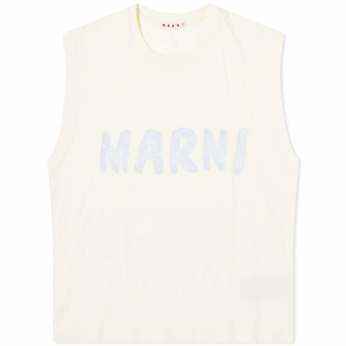 Marni Women's Logo Tank Top in Pearl Marni