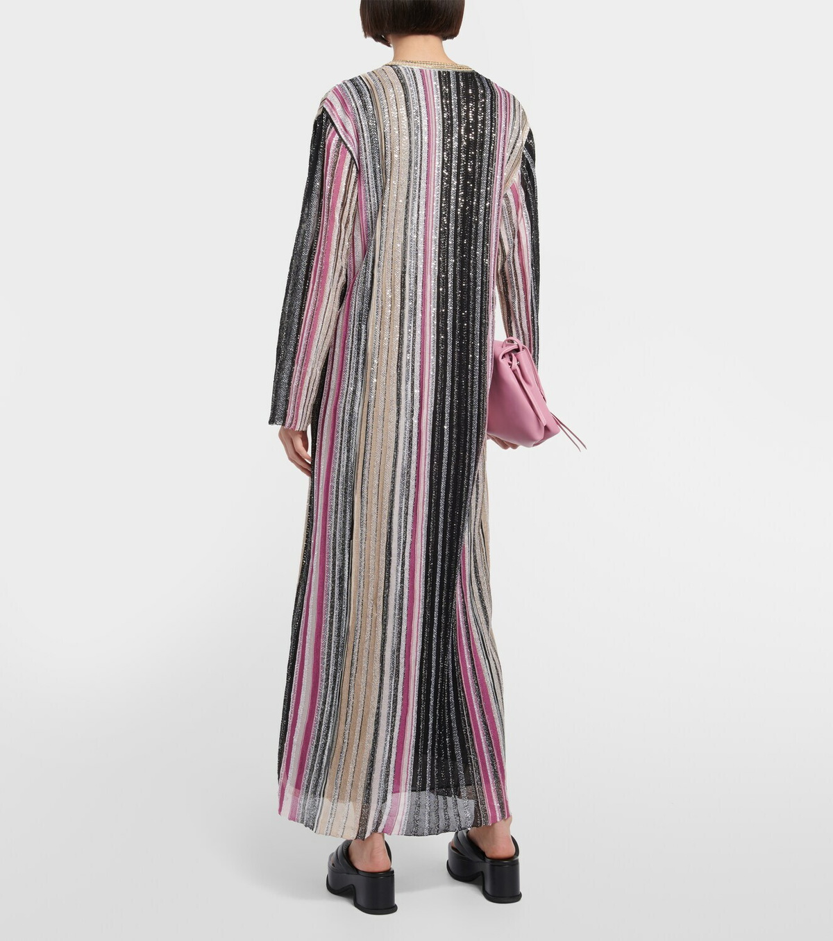 Missoni - Striped sequin-embellished maxi dress Missoni