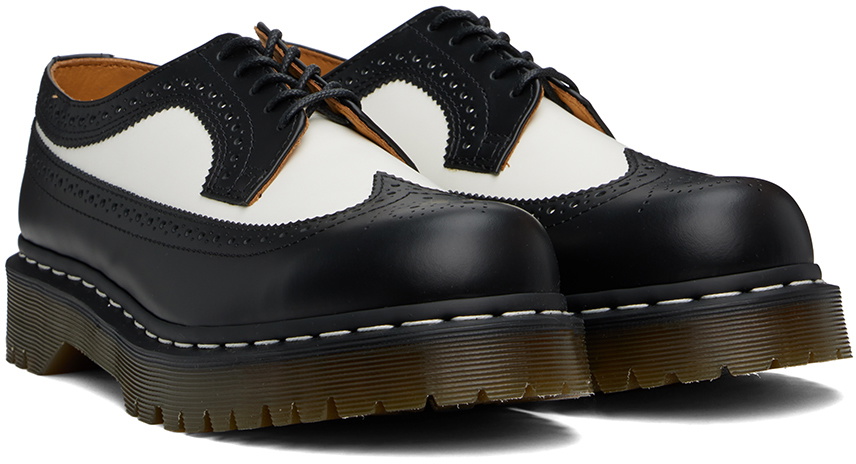 Dr. Martens Black & White 3989 Bex Smooth Leather Brogues Dr. Martens