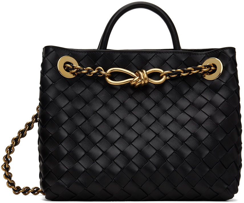 Bottega Veneta Black Small Andiamo Chain Bag Bottega Veneta