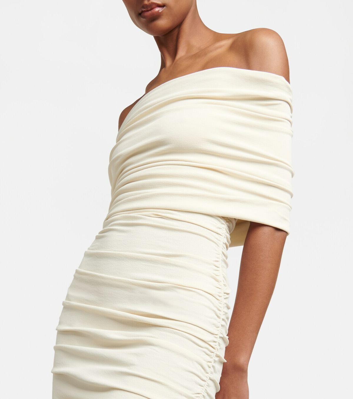 Khaite - Aerica off-shoulder minidress Khaite