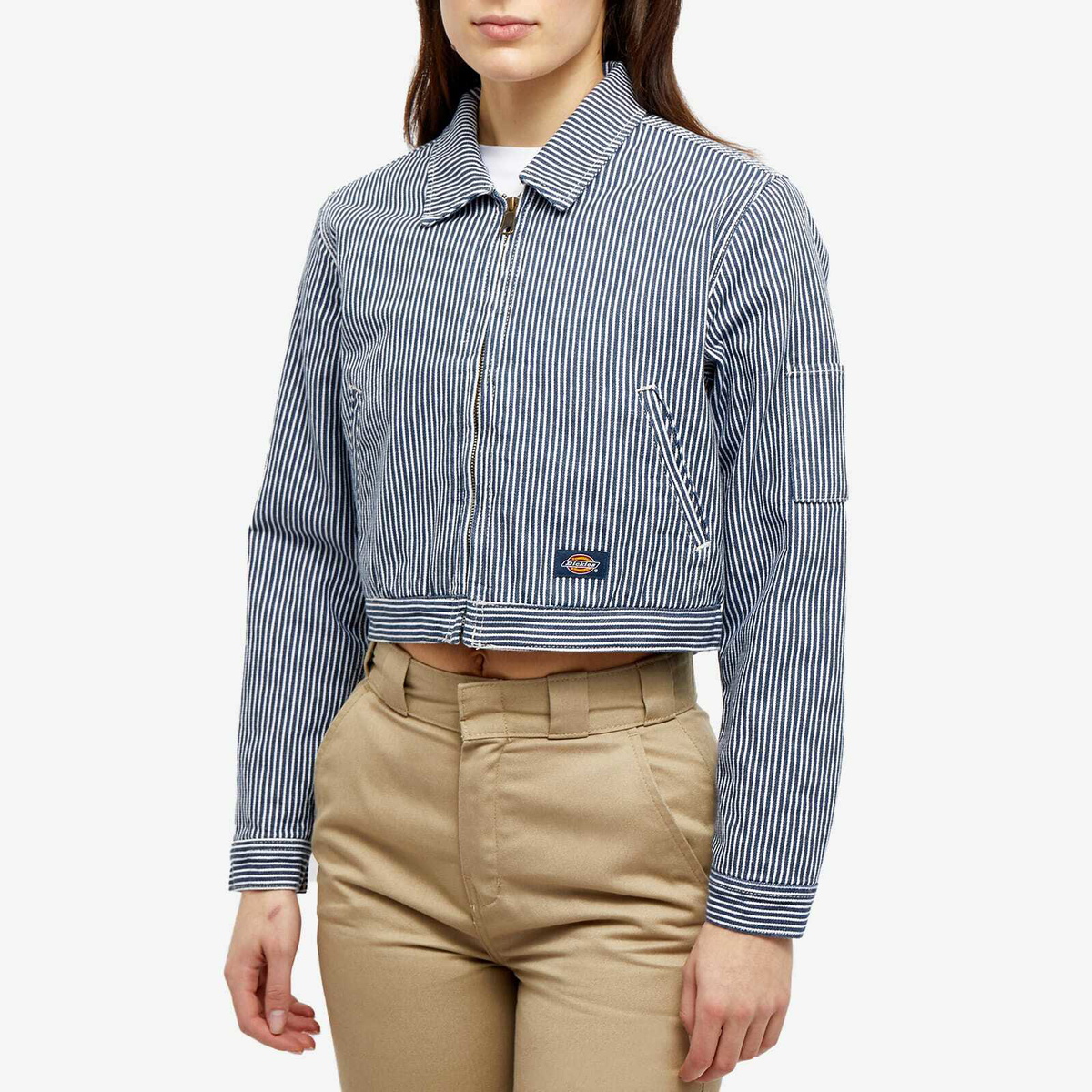 Dickies Women's Cropped Eisenhower in Hickory Dickies Construct