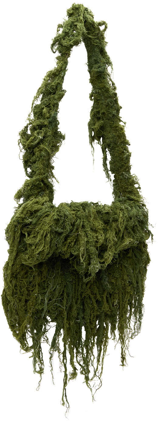 Solitude Studios Green Seaweed Messenger Bag Solitude Studios