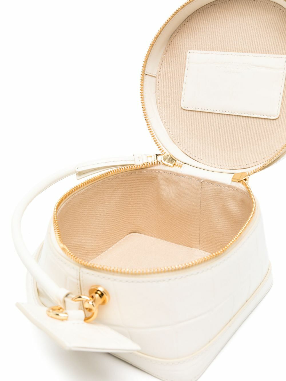 Jacquemus White Le Vanito Leather Shoulder Bag Jacquemus