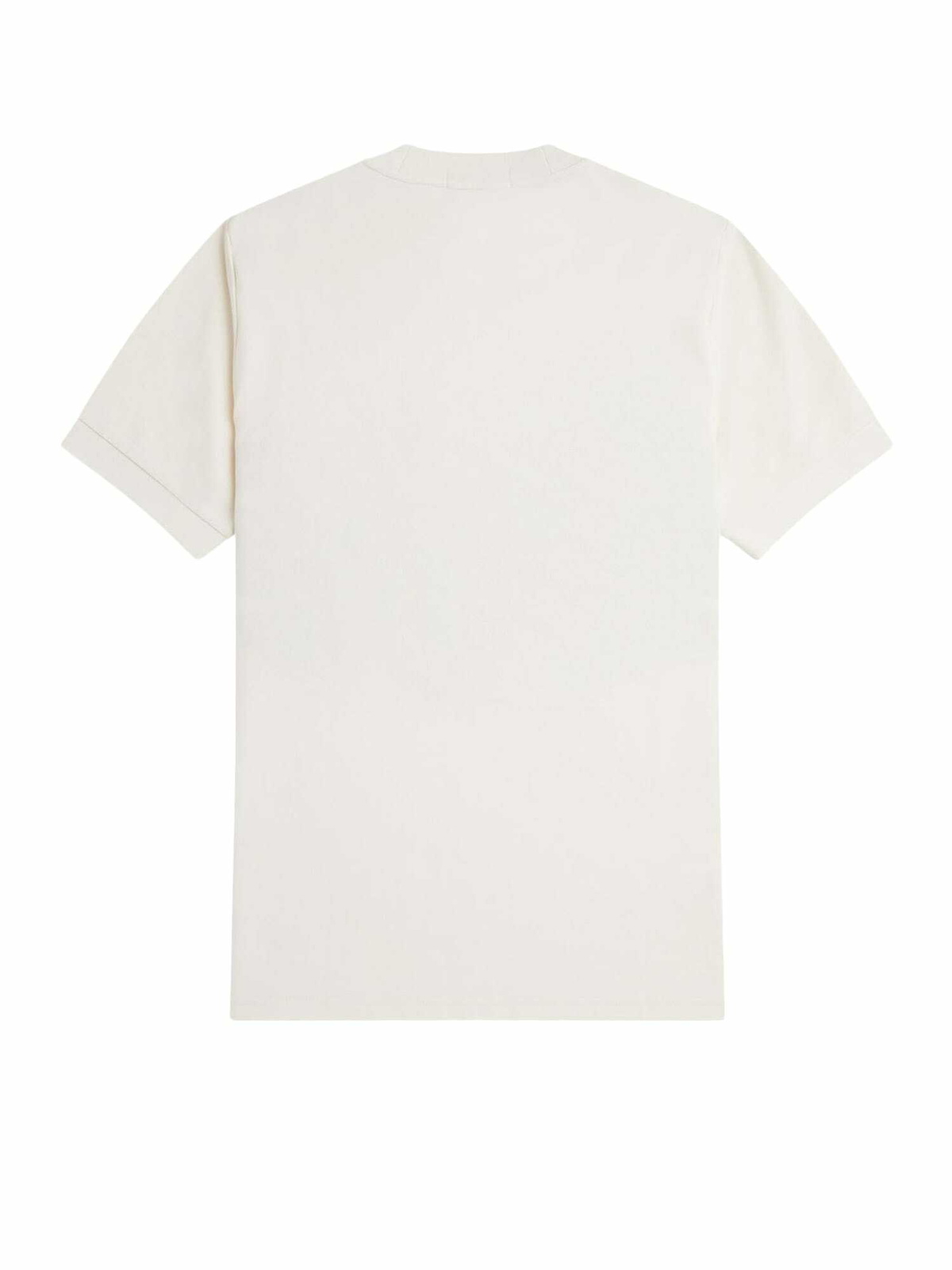 Fred Perry Cotton T-shirt With Striped Motif Fred Perry