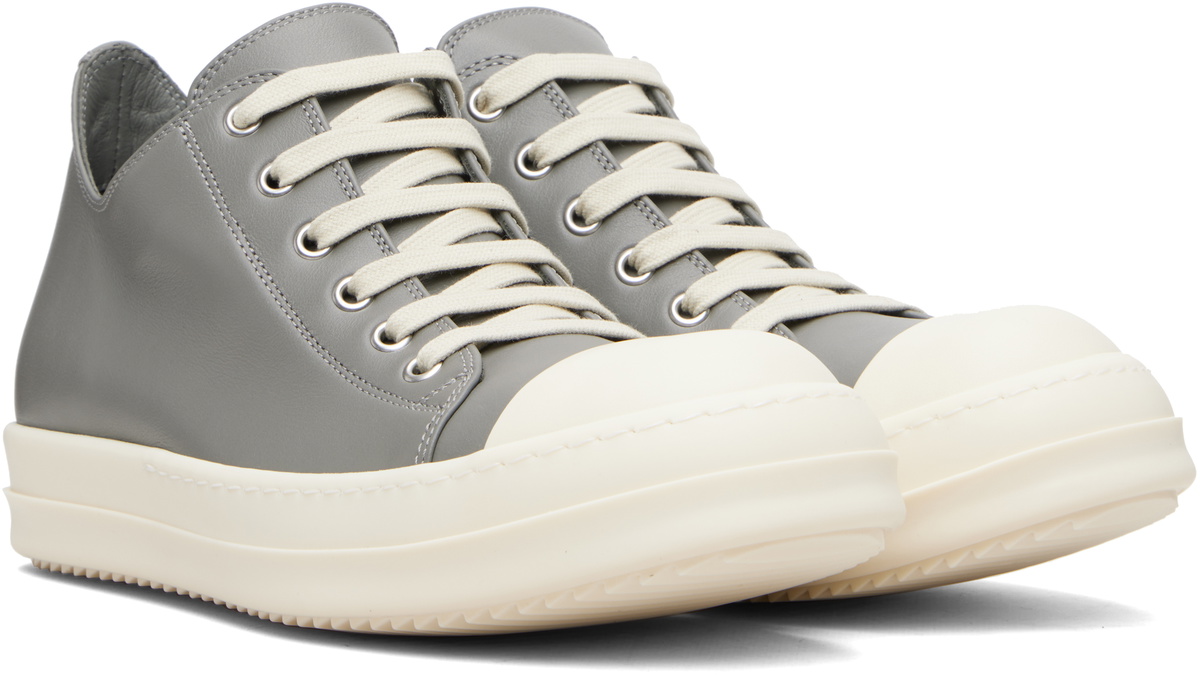 Rick Owens Gray Temple Low Sneakers Rick Owens