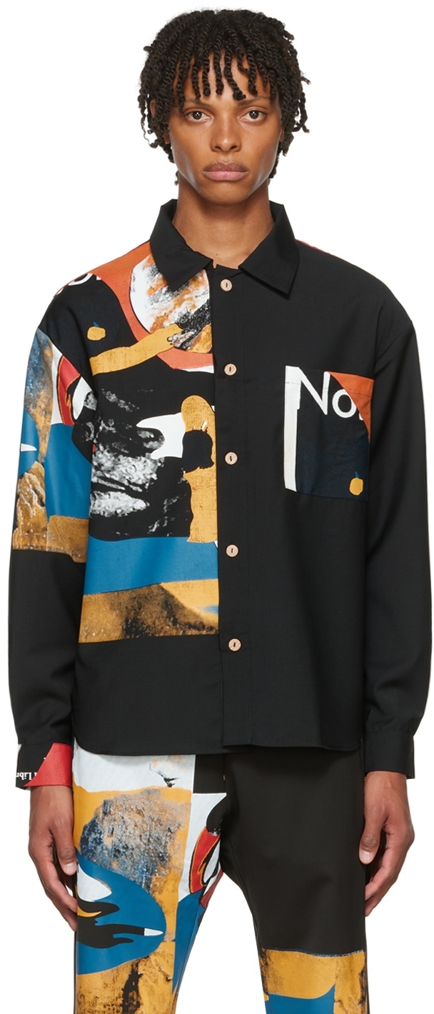 Bethany Williams Black Wool Shirt Bethany Williams