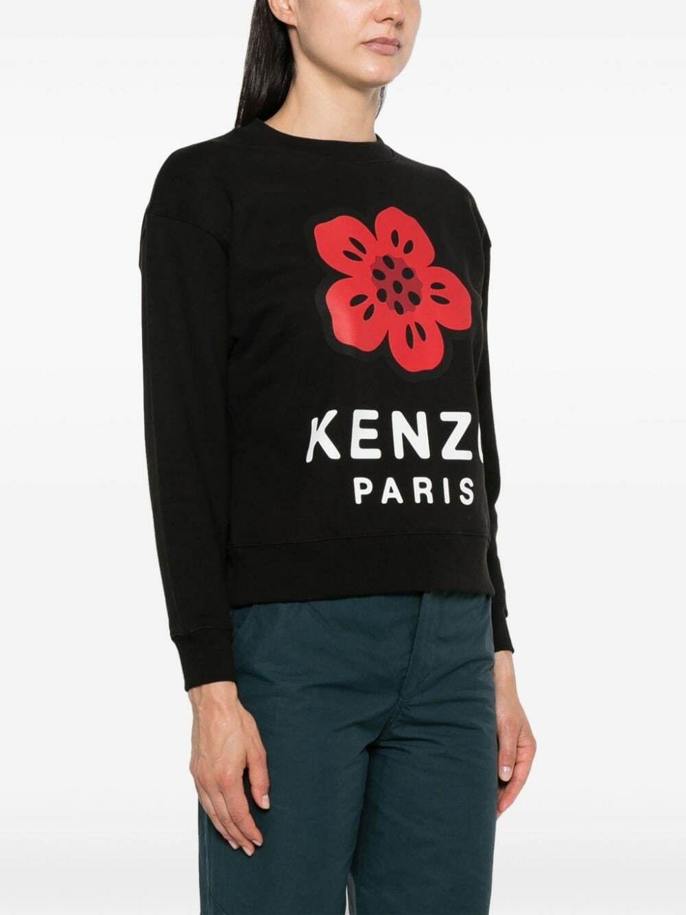 KENZO - Boke Flower Cotton Sweatshirt Kenzo