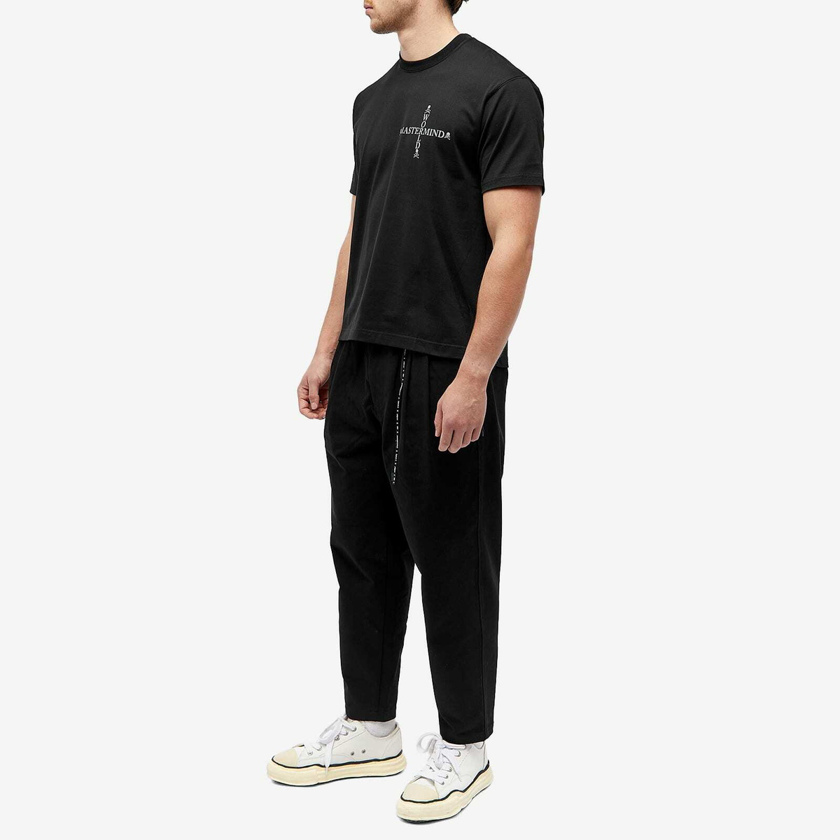 Mastermind Japan Men's High Density Cotton Pants in Black mastermind JAPAN