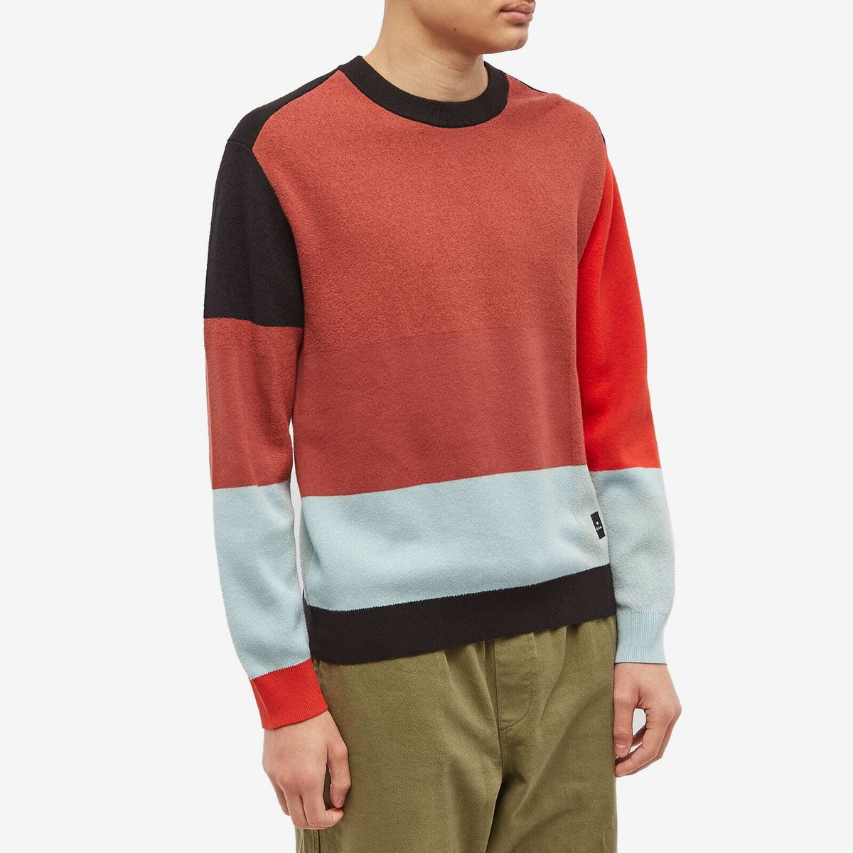 Paul Smith Men's Crew Knit in Red Paul Smith