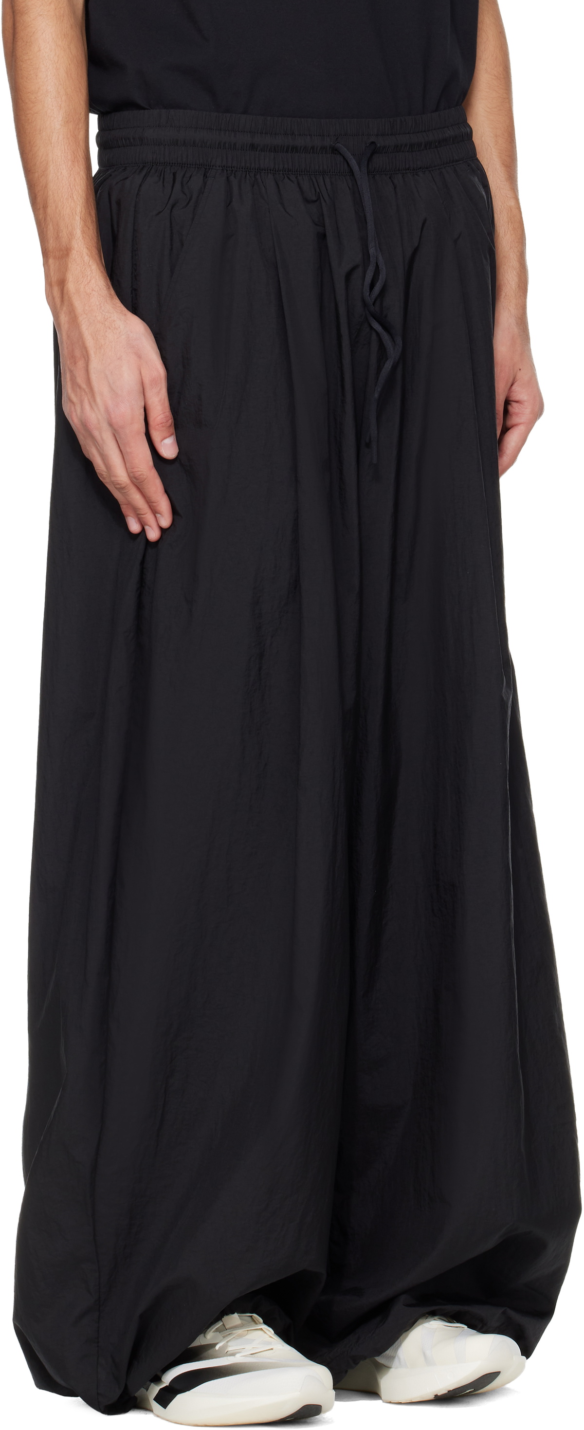 Y-3 Black 3S Wide Track Pants Y-3