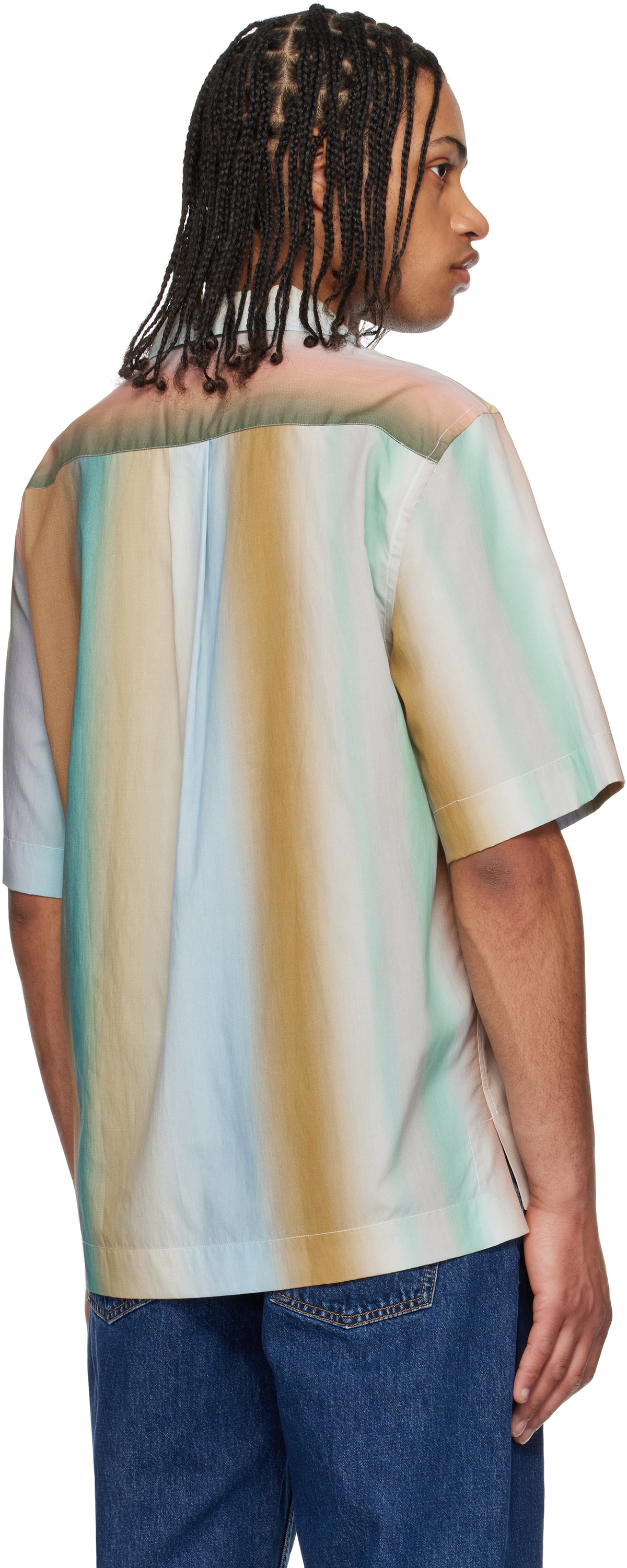 Paul Smith Multicolor Oversized Smith Stripe Shirt Paul Smith